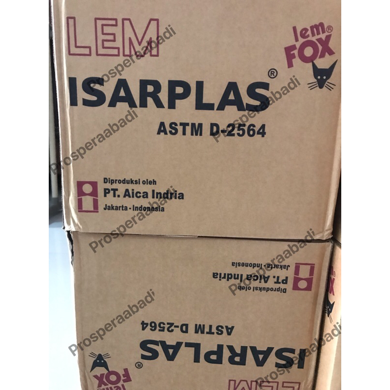 Jual LEM PVC ISARPLAS 40 GRAM ( 1 KARTON / DUS ) | Shopee Indonesia