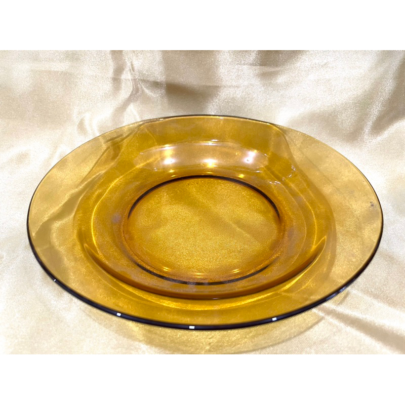 Jual 6pcs piring makan kaca coklat kuat tahan panas cantik | Shopee ...