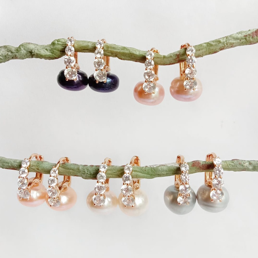 Jual Anting Mutiara Lombok Giwang Mutiara Asli Anting Fashioin Korea ...