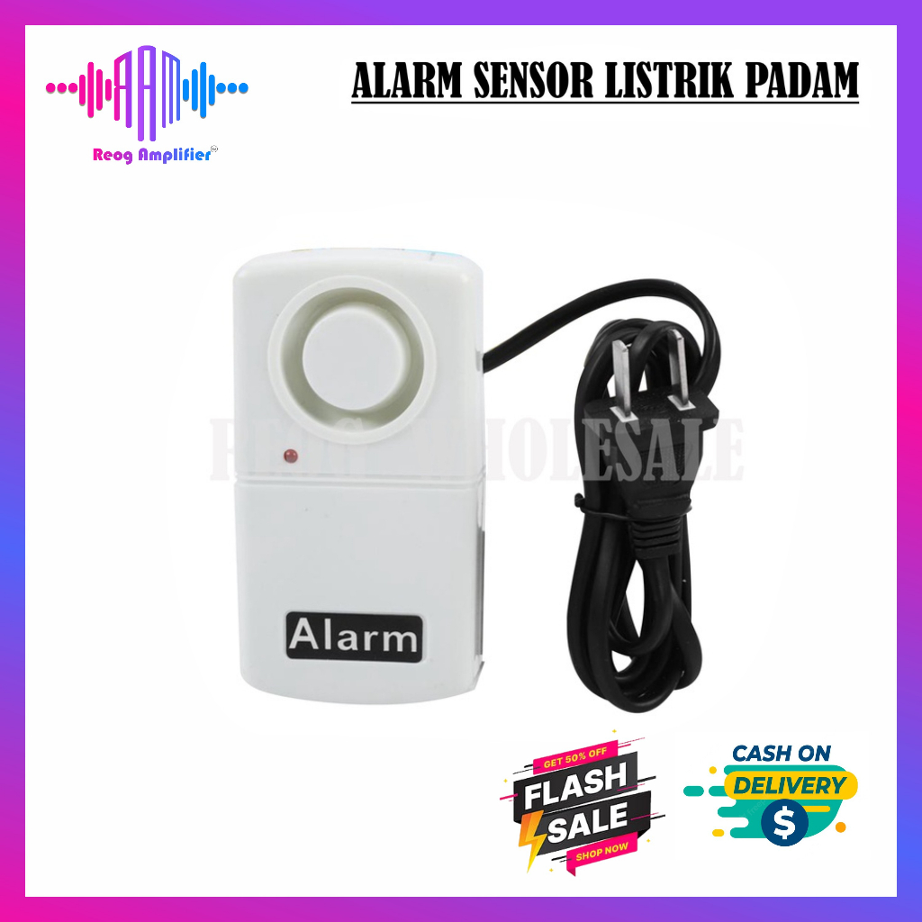 Jual Power Failure Alarm Sensor Listrik Alarm Mati Padam PLN Putus ...