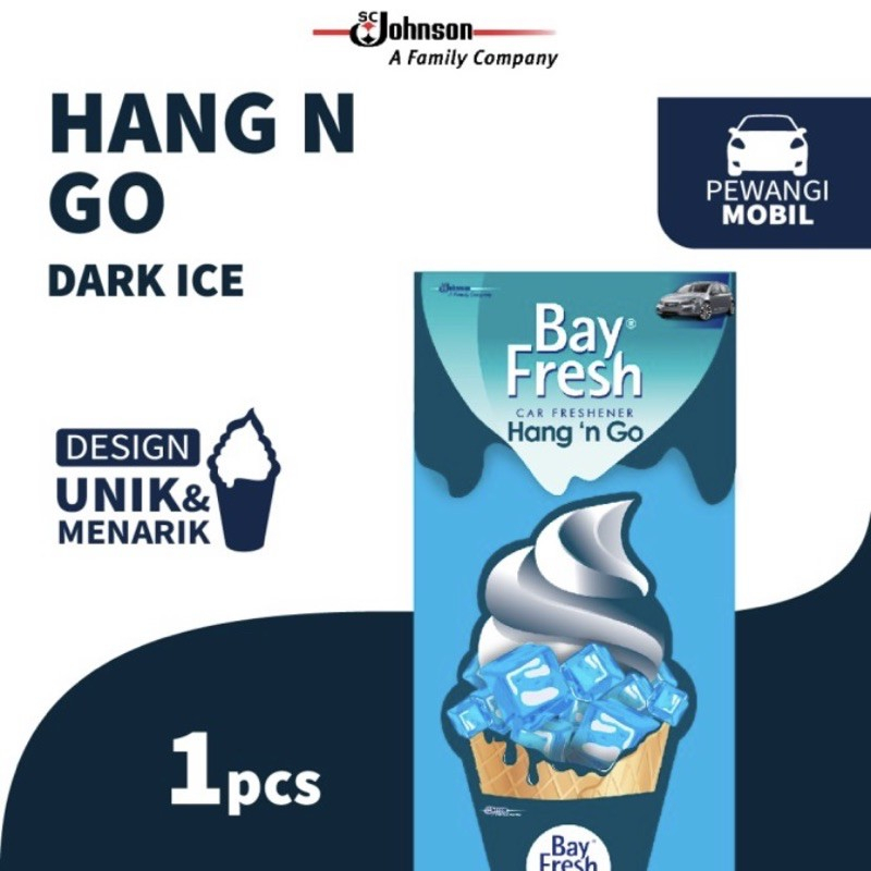 Jual Bay Fresh Hang n Go Dark Ice / Bay Fresh Car Freshener Dark Ice ...