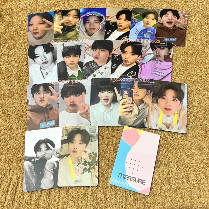 Jual [MIN. 4] UNOFFICIAL PHOTOCARD TREASURE SELCA JUNKYU HARUTO HYUNSUK ...