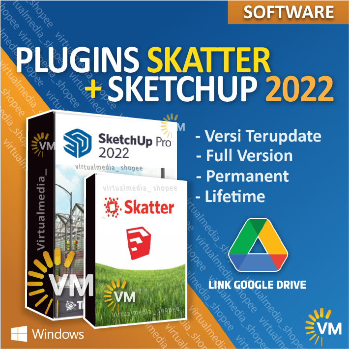 Jual PLUGINS SKATTER 3D SKETCHUP 2022 WIN ARSITEK ARCHITECTURE ...