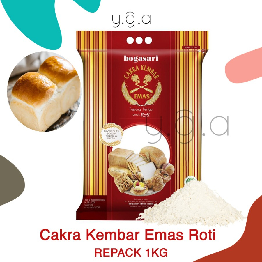 Jual Cakra Kembar Emas Untuk Roti (REPACK) 1KG | Shopee Indonesia