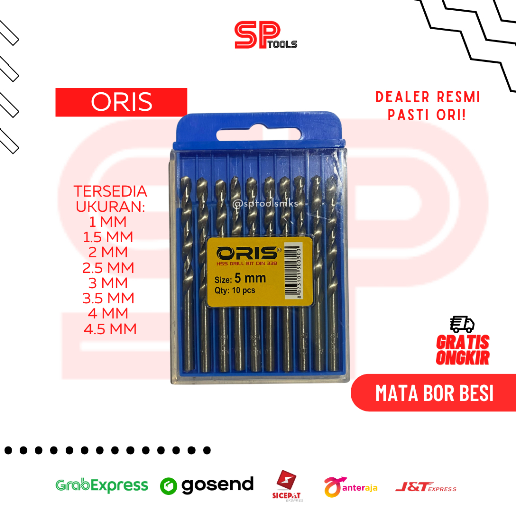 Jual MATA BOR BESI / KAYU ORI 1MM 1.5MM 2MM 2.5MM 3MM 3.5MM 4MM 4.5MM ORIS | Shopee Indonesia
