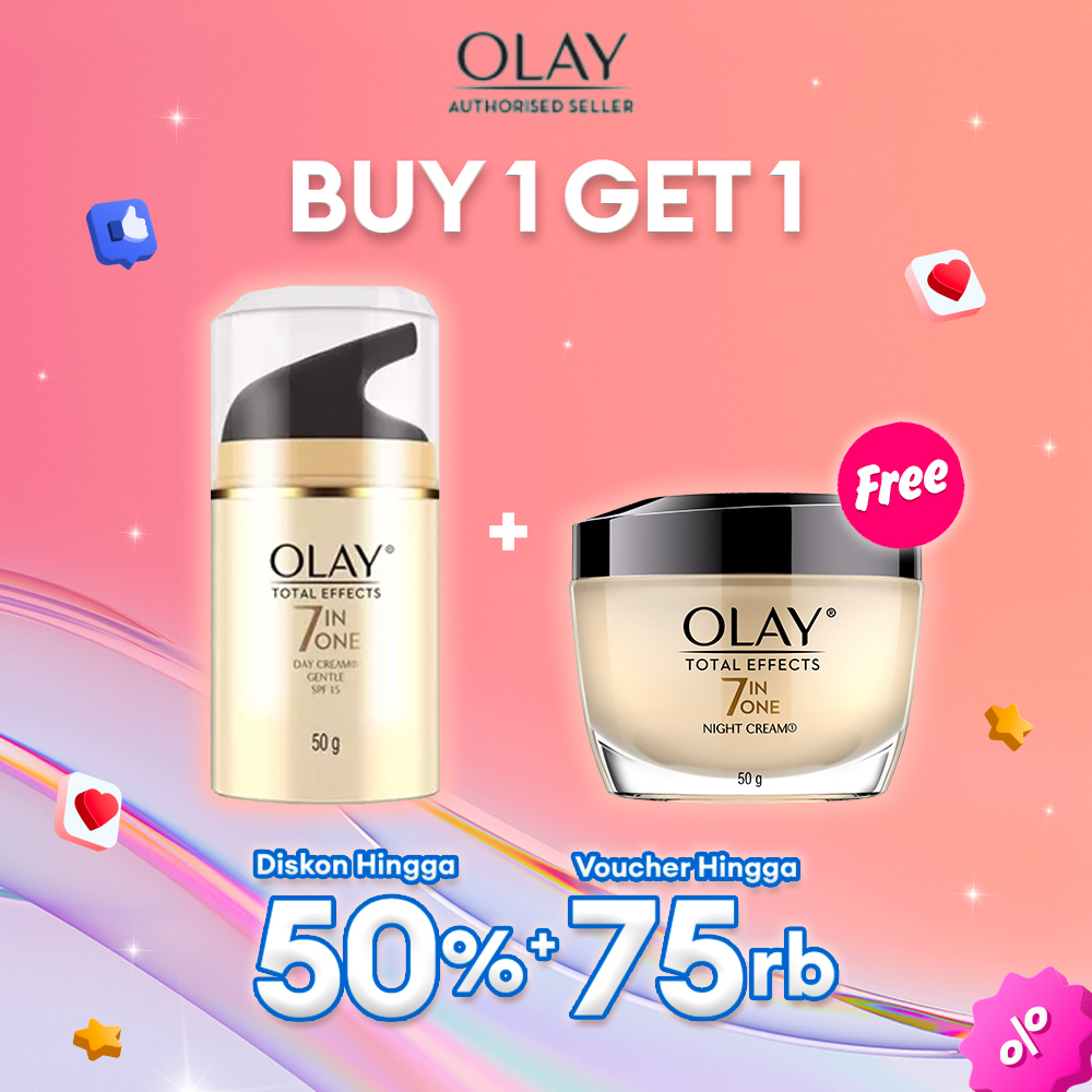 Jual Olay Total Effects 7in1 Day and Night Cream Niacinamide Skincare Antiaging 50g | Shopee ...