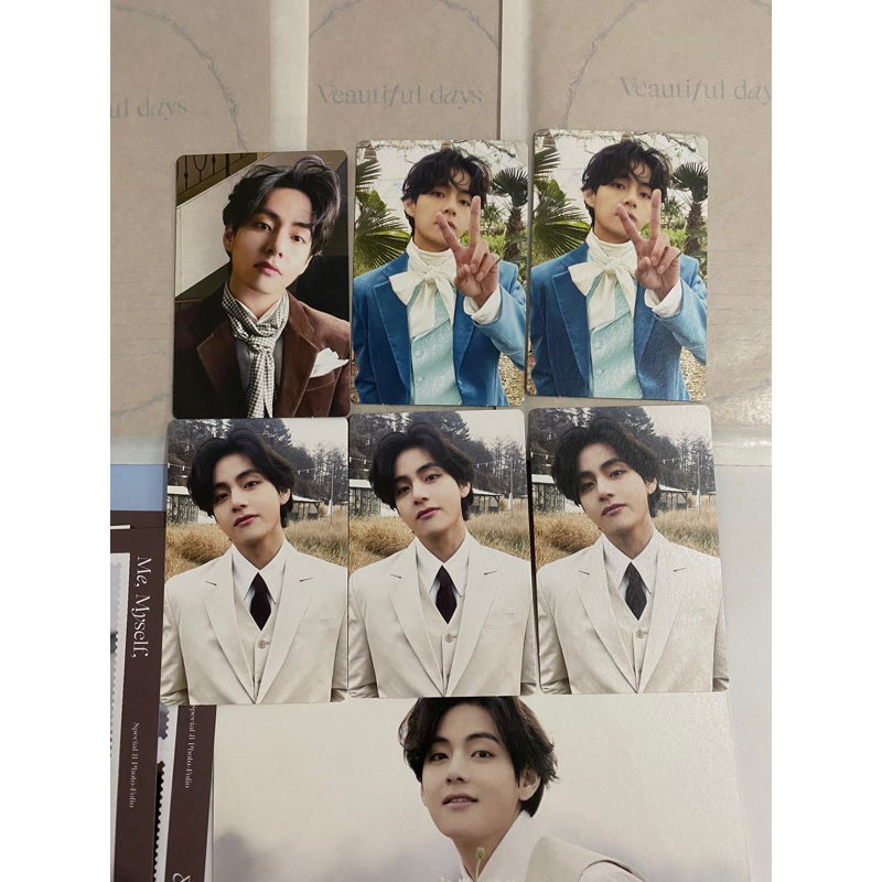 Jual READY - PHOTO FOLIO MY SELF BTS V TAEHYUNG / PHOTOCARD V TAEHYUNG ...