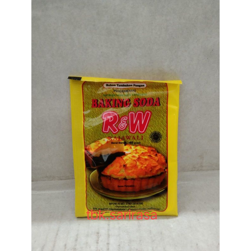 Jual Baking Soda RW Sachet 40 gr R&W Soda Kue 40gr | Shopee Indonesia