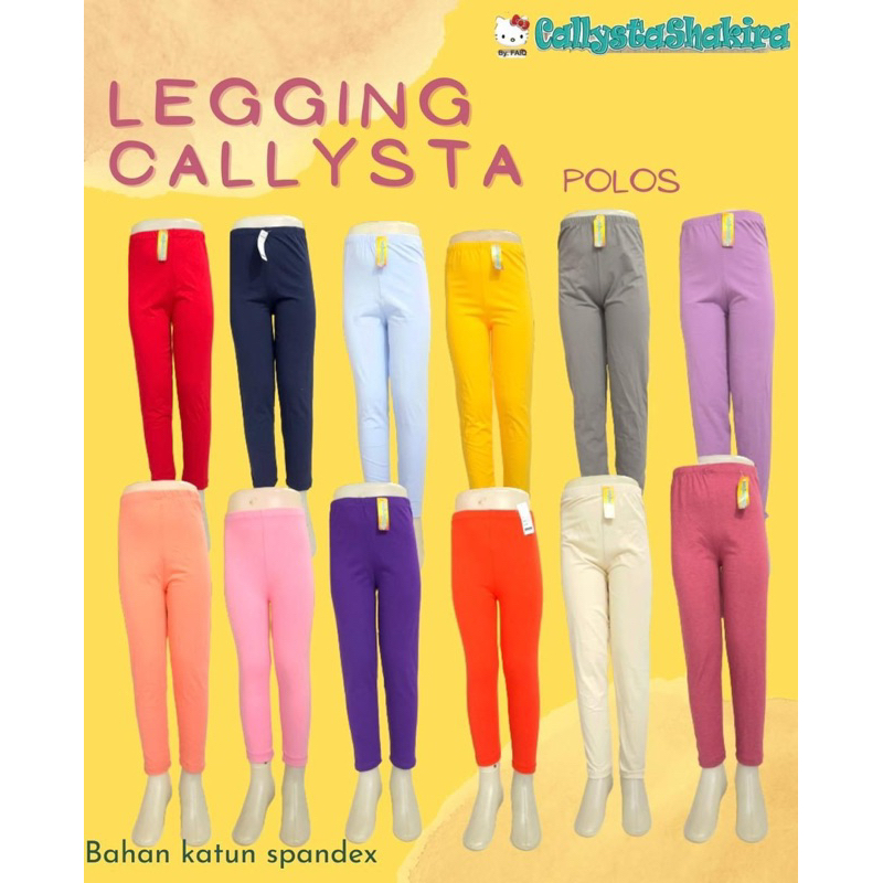 Jual LEGING CALLYSTA POLOS SIZE XL (6-7thn) | Shopee Indonesia