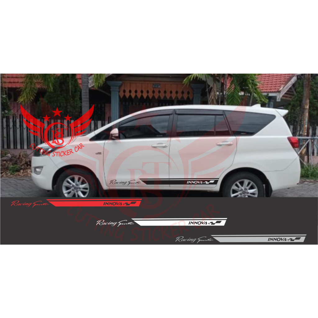 Jual stiker sticker list mobil innova cutting sticker mobil toyota ...