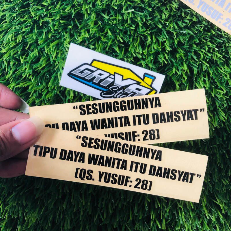 Jual Stiker SESUNGGUHNYA TIPU DAYA WANITA ITU DAHSYAT sticker sakit ...