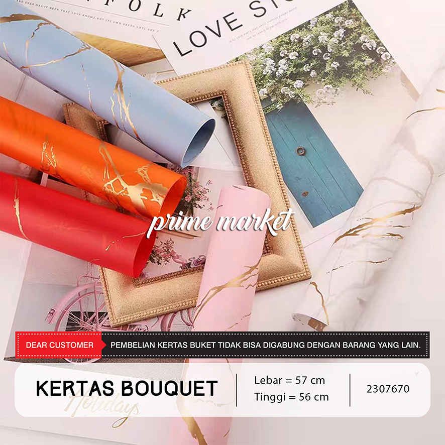 Jual Kertas Buket Bunga Granit Kertas Cellophane Buket Kertas Bucket ...