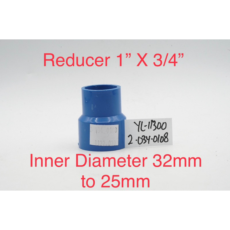 Jual Blue PVC Sok Fitting Vlok Sock 1” X 3/4 inch Reducer Inner ...