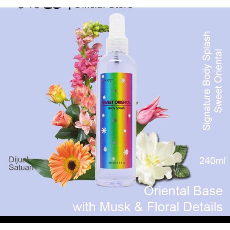 Jual BODY SPLASH ASCO SWEET ORIENTAL 240 ML | Shopee Indonesia