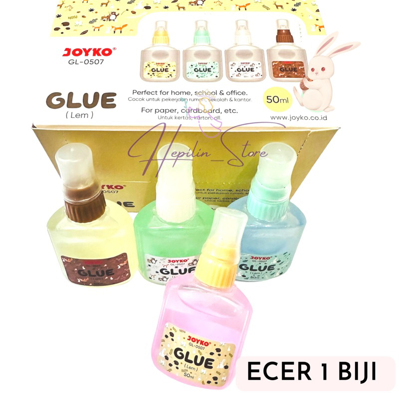 Jual JOYKO GL-0507 Lem Cair 50 ml Ecer 1 Biji / Lem Anak Joyko / Liquid ...