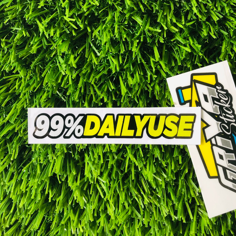 Jual stiker 99%dailyuse sticker 99% daily use | Shopee Indonesia