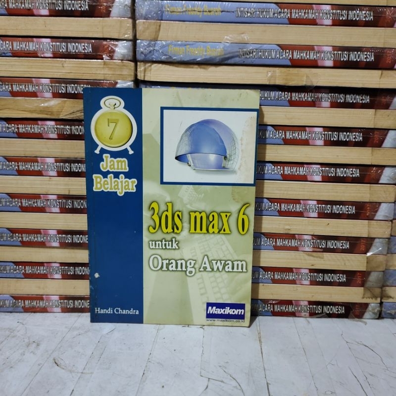 Jual BUKU ORIGINAL - 7 JAM BELAJAR 3DS MAX 6 UNTUK ORANG AWAM | Shopee ...