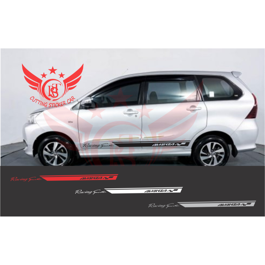 Jual stiker sticker list mobil avanza cutting sticker mobil toyota ...