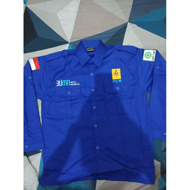 Jual Kemeja bumn pln safety Seragam bumn pln safety baju bumn pln ...