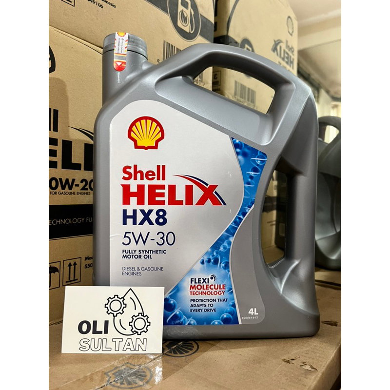 Jual SHELL HELIX HX8 5W-30 4L | BARCODE HIJAU ORIGINAL | OLI SHELL ...