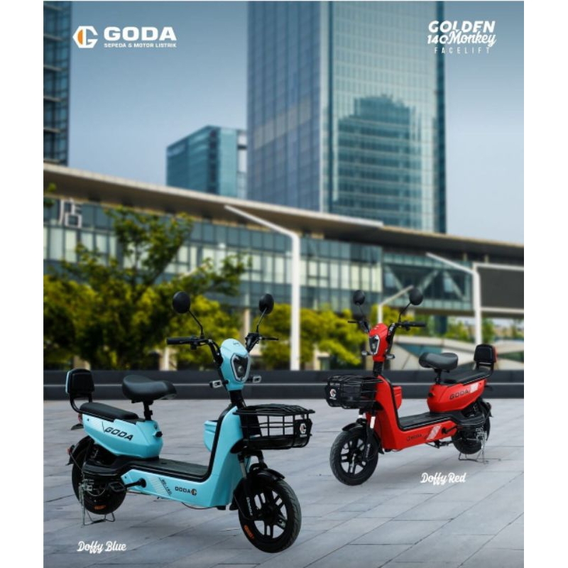 Jual sepeda listrik merek goda tipe 140 | Shopee Indonesia
