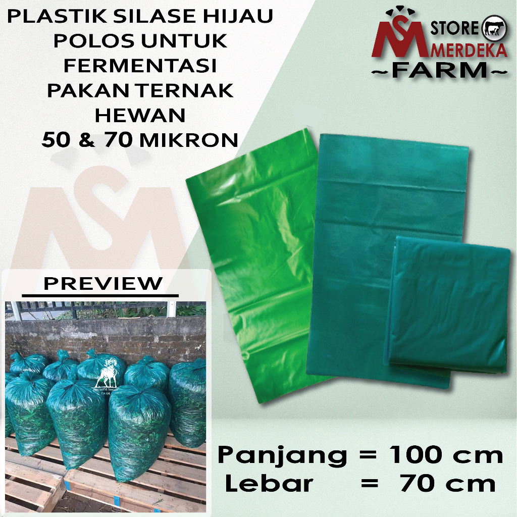 Jual Plastik Silase Plastik Pakan Ternak 15lembar (50 mikron) best ...