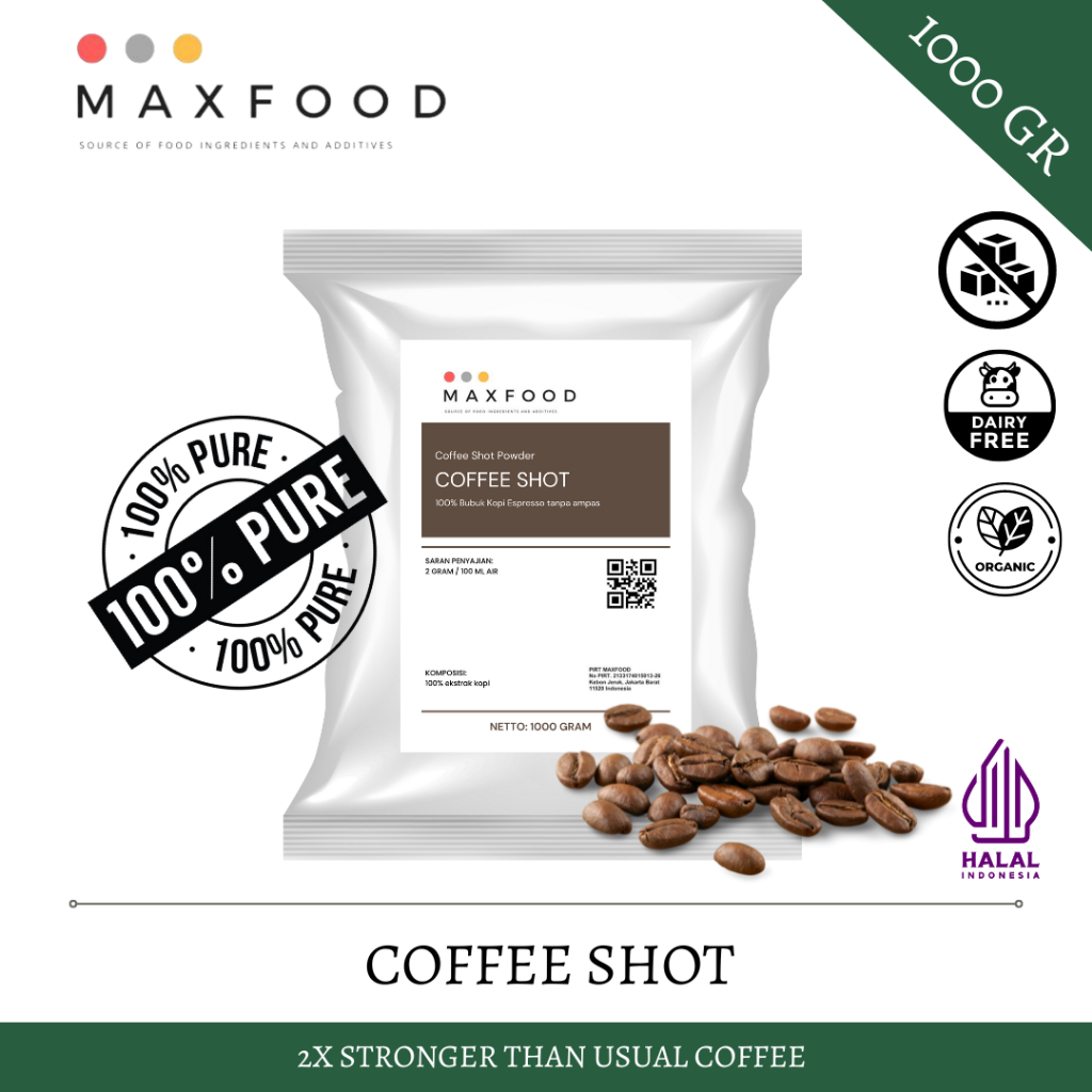 Jual 1 KG COFFEE SHOT ESPRESSO / BUBUK KOPI ESPRESSO TANPA AMPAS ...