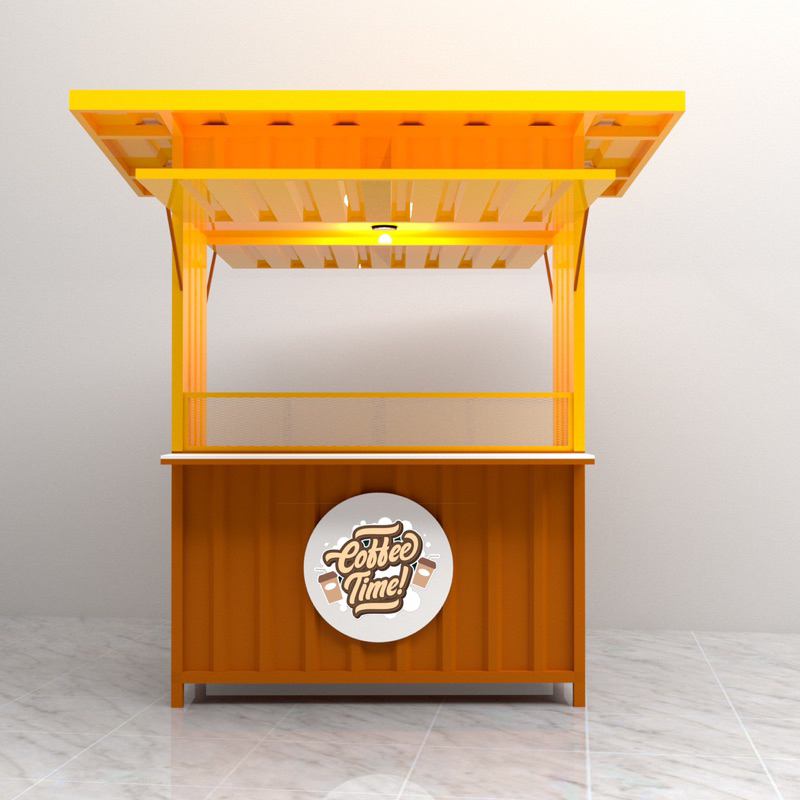 Jual Booth container / gerobak booth / gerobak jualan | Shopee Indonesia