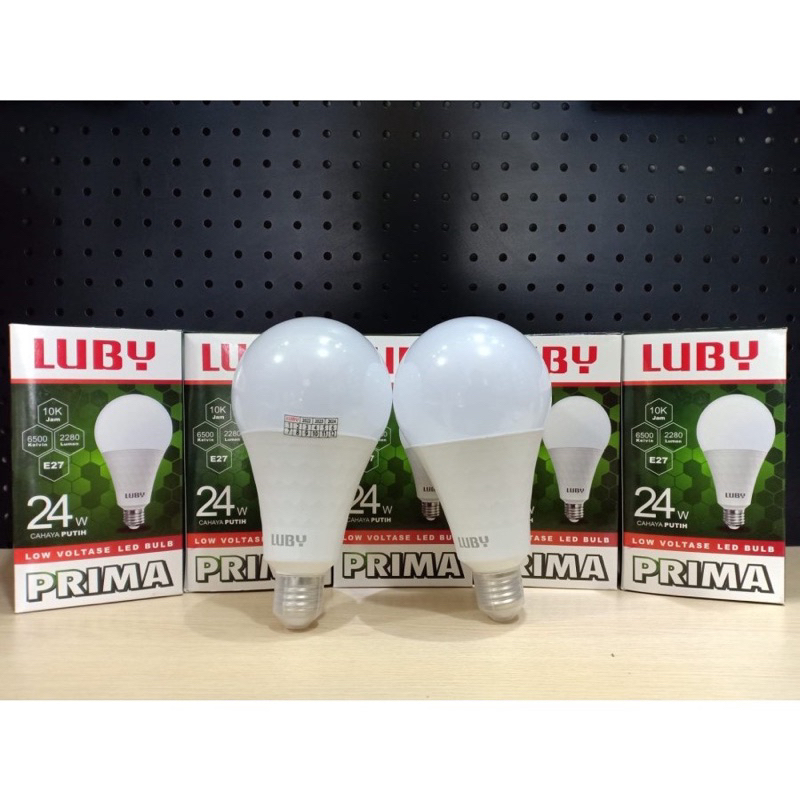 Jual Bohlam Led LUBY PRIMA 5W 7W 9W 12W 15W 18W 24W Lampu Led Cahaya ...