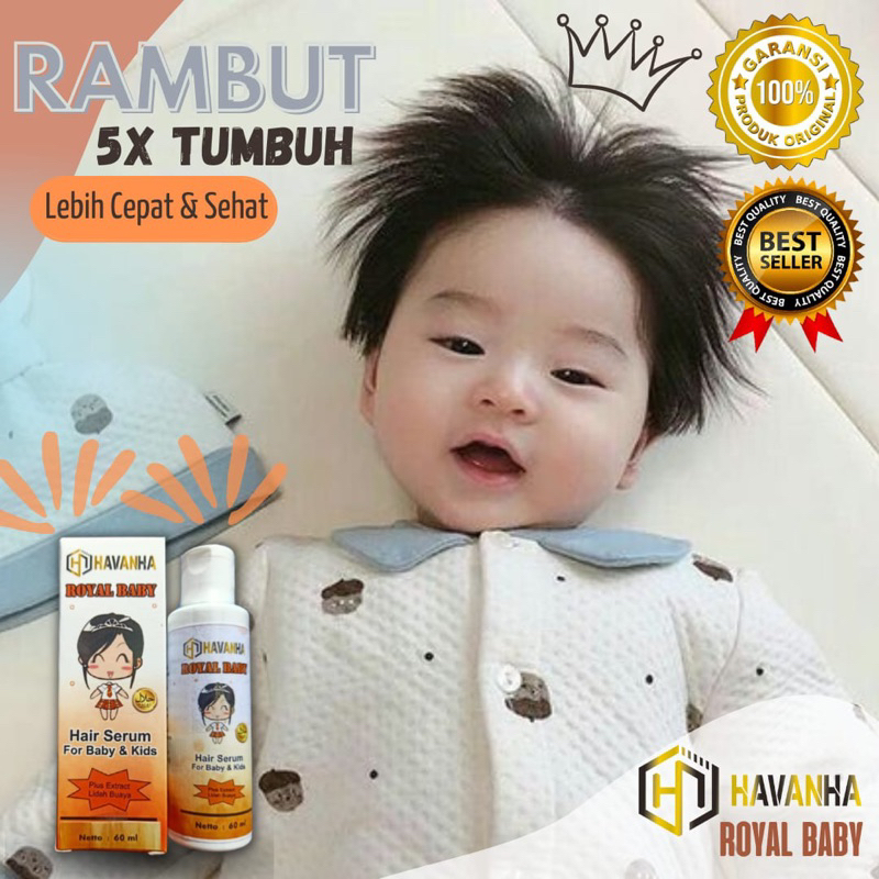 Jual HAVANHA ROYAL BABY & KIDS Penumbuh Rambut Bayi & Anak Hair Vitamin ...