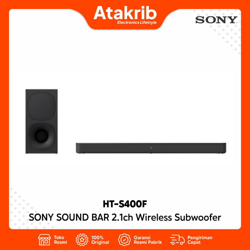 Jual SONY SOUND BAR HT-S400F / HT-S400 / HTS400 2.1ch Wireless ...