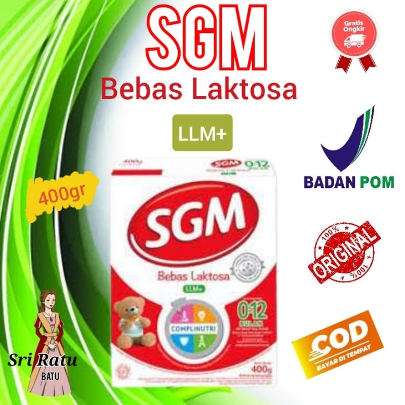 Jual Sgm LLM 400 gram / Susu Sgm LLM+ / Susu Bebas Laktosa | Shopee Indonesia