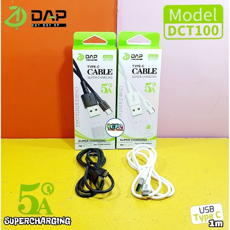 Jual Kabel Data DAP D-CT100 USB Type C Supercharging 5A | Shopee Indonesia