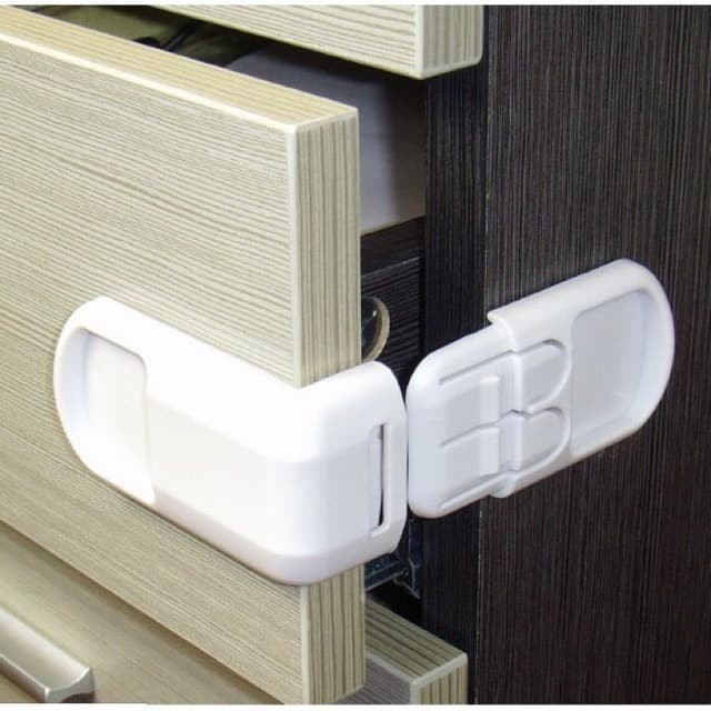 Jual Pengaman Siku Pintu Laci Lemari Pengunci Rak Kunci Baby Safety ...