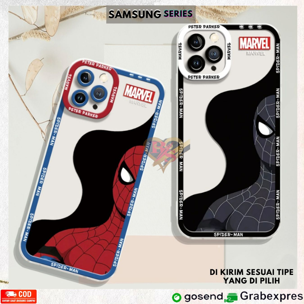 Jual Case Samsung A02S A03S A04S A12 M12 A13 5G A22 4G A32 5G M32 4G Casing Spiderman Verse ...