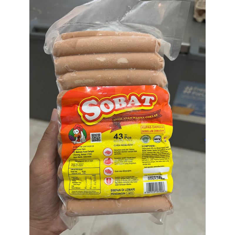Jual Sobat Sosis Ayam Warna Cokelat 1Kg isi 43Pcs | Shopee Indonesia