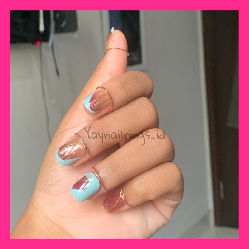 Jual WUDHU NAIL RINGS | READY | 12 PCS | FREE LEM | CINCIN KUKU PALSU ...