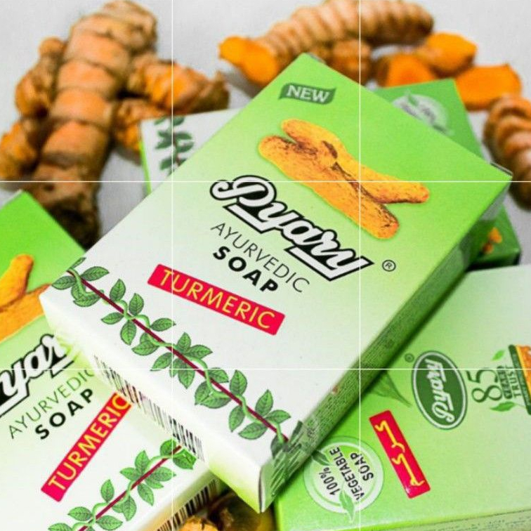 Jual LIVI - Pyary Ayurvedic Turmeric Soap 75g | Shopee Indonesia