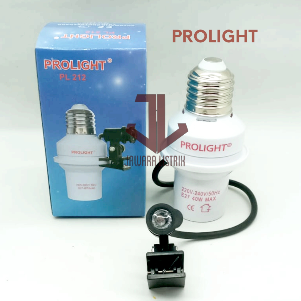 Jual PROLIGHT FITTING LAMPU SENSOR CAHAYA FITING OTOMATIS DUDUKAN LAMPU ...