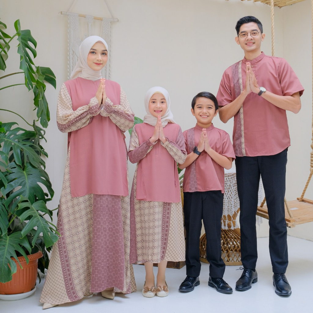 Jual Sarimbit Keluarga Savana by Atheera | Couple Ibu Ayah Anak – Gamis ...