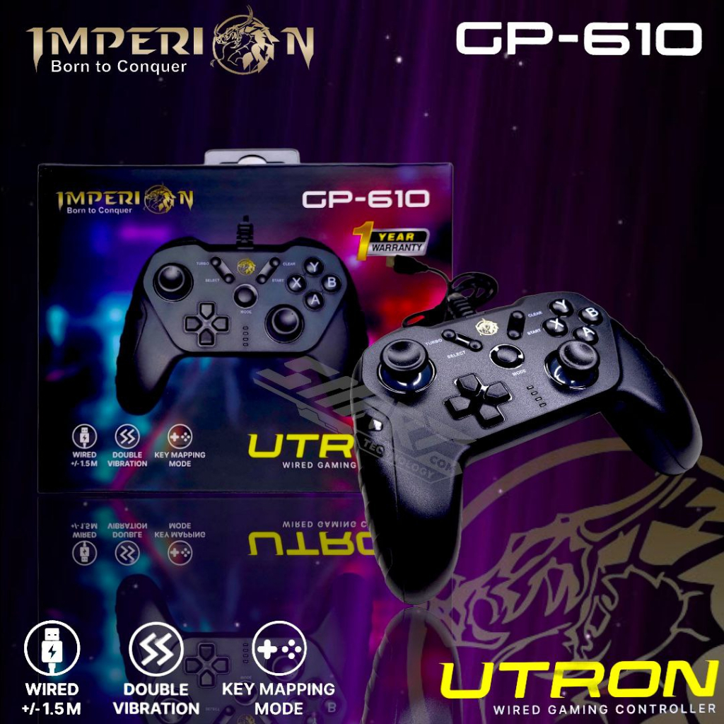 Jual Gamepad Imperion GP-610 Ultron Wired Gaming Controller | Shopee ...