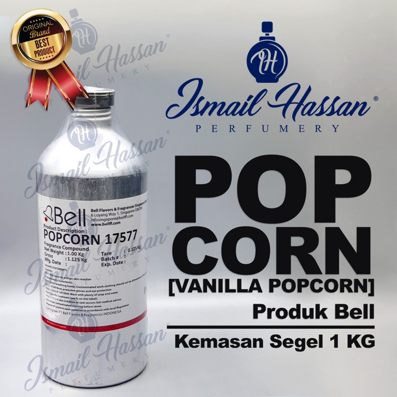 Jual Bibit/Biang Parfum Popcorn/Vanilla Popcorn Produk BELL Packing Segel 1Kg | Shopee Indonesia