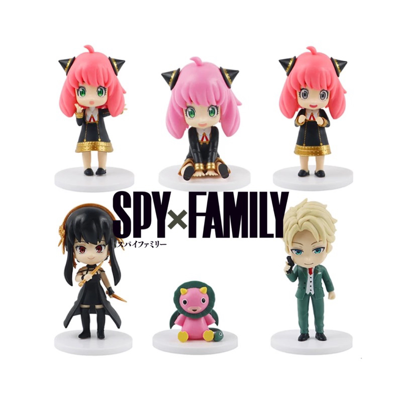 Jual SPY X FAMILY Figure Cake Topper/ Anya / Yor / Loid Forger Hiasan ...