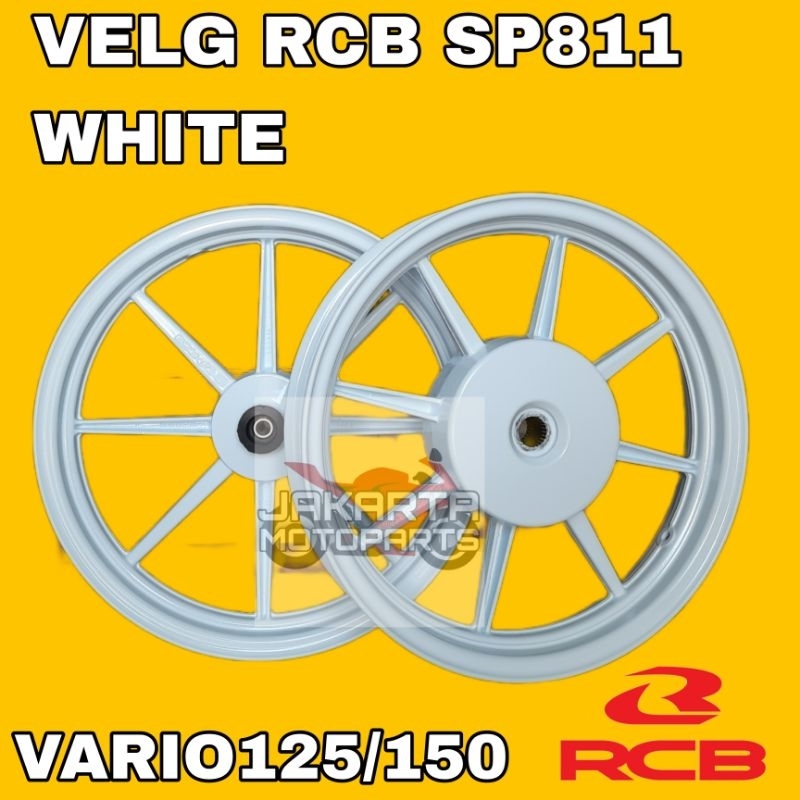 Jual VELG RCB VARIO 125 150 SP811 WHITE PUTIH PALANG 8 | Shopee Indonesia
