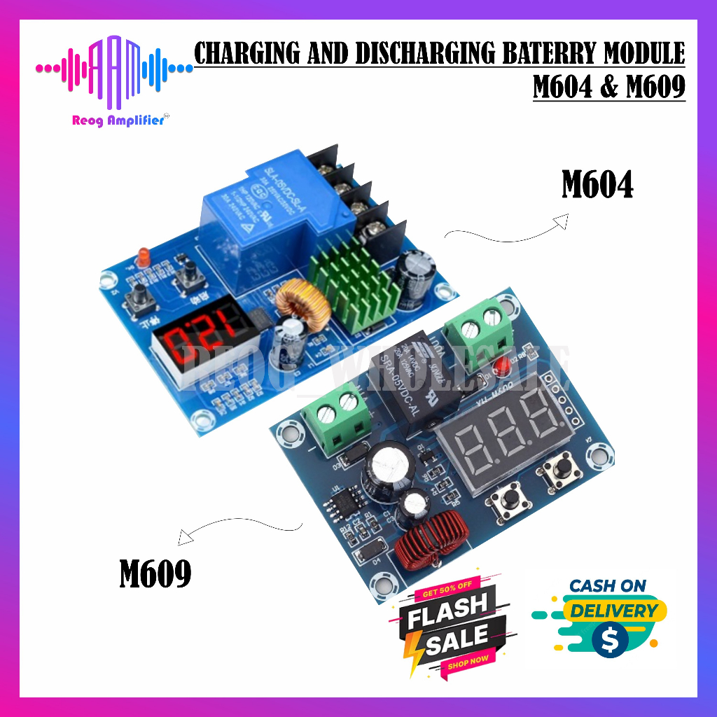 Jual Low Voltage Disconnect Baterai Battery Charging Control Module M604 M609 XH-M604 XH-M609 ...