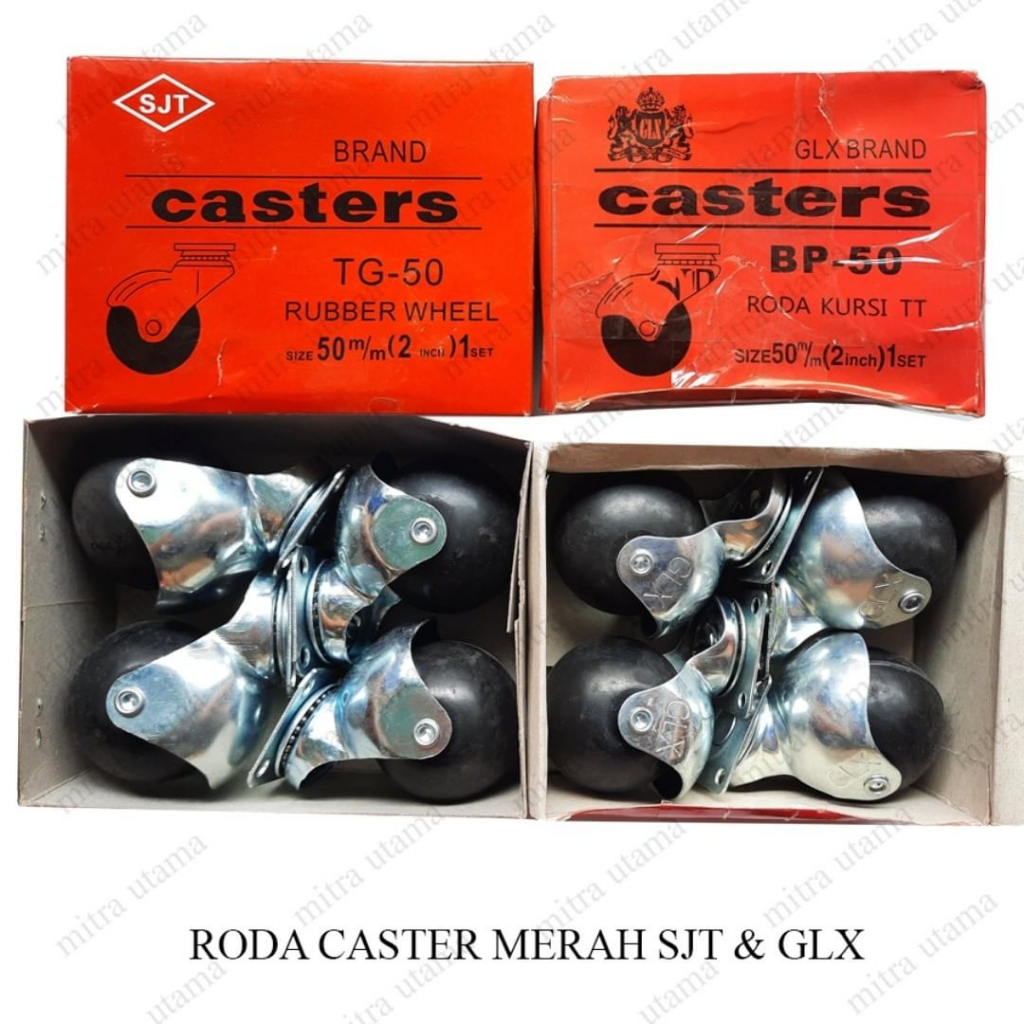 Jual Roda Caster - Troli - Kastor - Etalase 2 Inch (Bulat) | Shopee ...