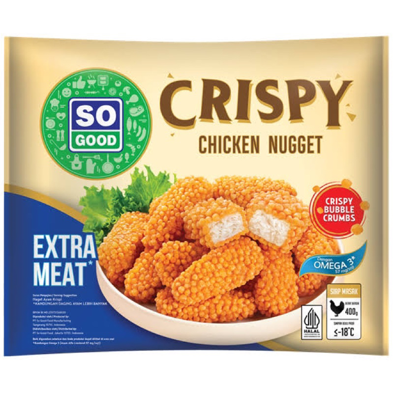 Jual So Good Crispy Chicken Nugget 400gr | Shopee Indonesia