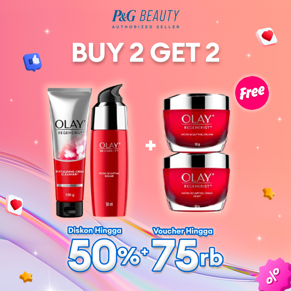 Jual Olay Set Regenerist Niacinamide Skincare Antiaging- Cream Pelembab ...