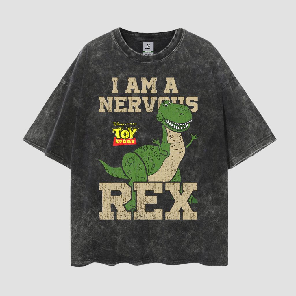 Jual Rex Toy Story Vintage T-shirt Style Oversize Washed Tee | Shopee ...
