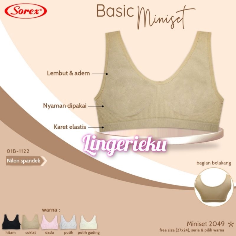 Jual Sorex 2048 2049 Bra Miniset ABG Anak Remaja Perempuan Sekolah ...